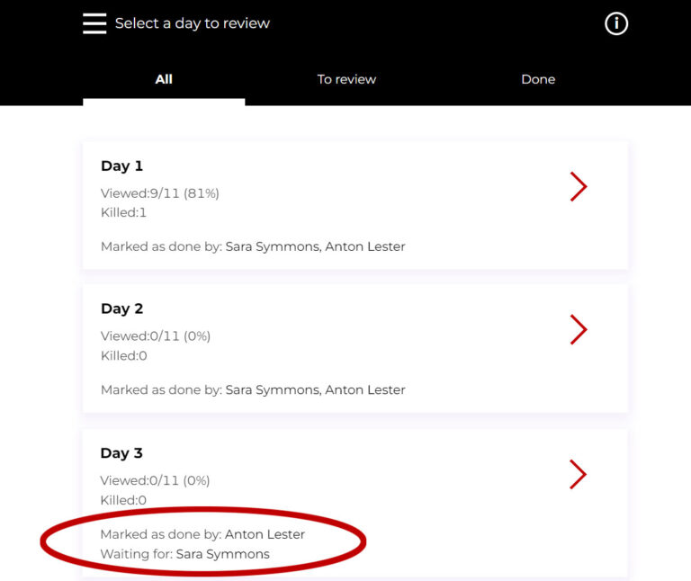 How to track actor progress – Image Approvals Help